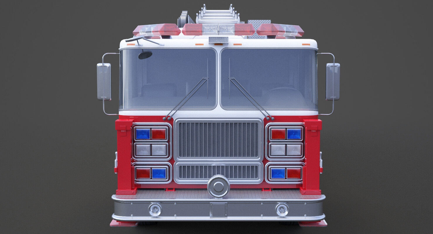 Fire Truck Top View