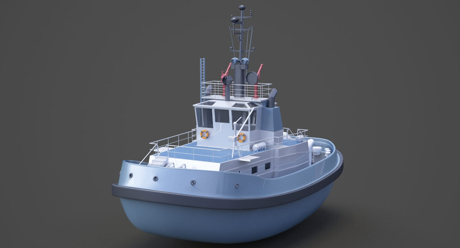 Fishing Boat 01 - 3D Model by sky3dstudios69