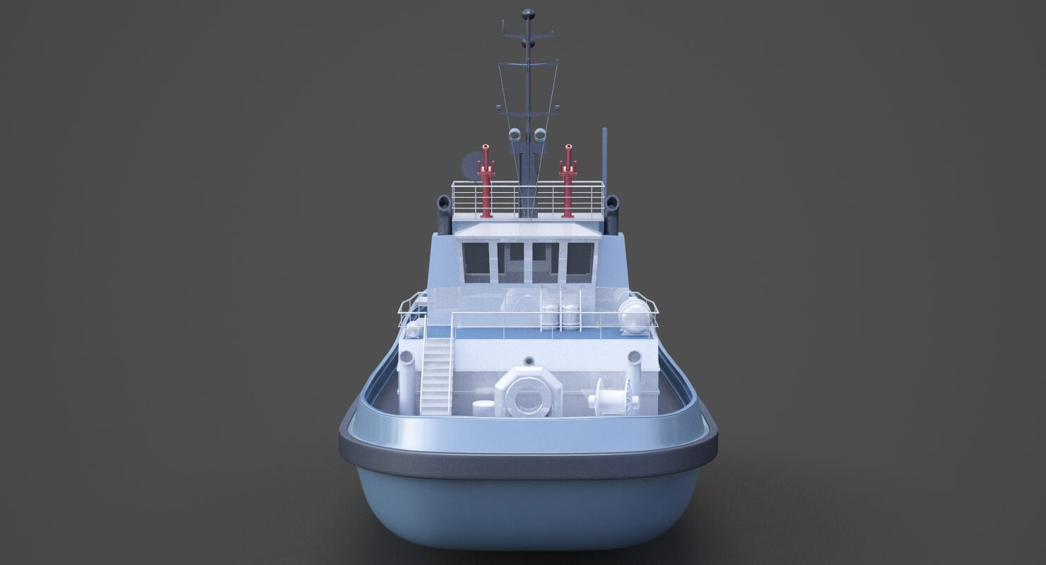 Fishing Boat 01 - 3D Model by sky3dstudios69