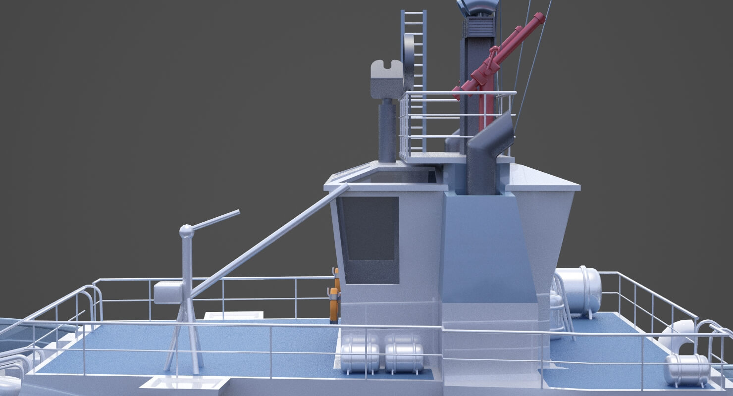 Fishing Boat 01 - 3D Model by sky3dstudios69