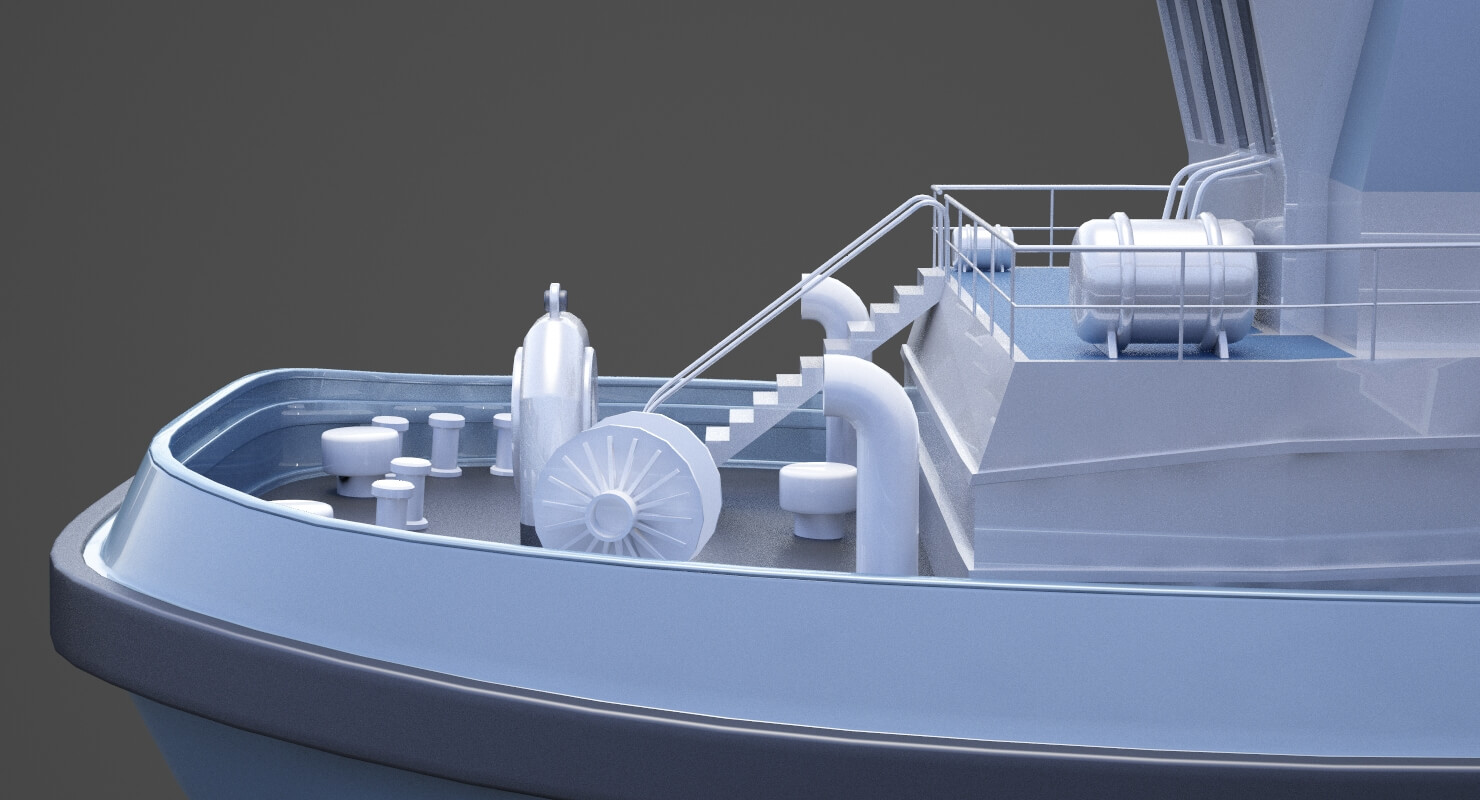 Fishing Boat 01 - 3D Model by sky3dstudios69