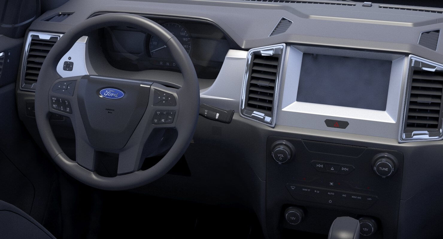 Ford Ranger Double Cab Wildtrak 2016 with HQ Interior - 3D Model by ...