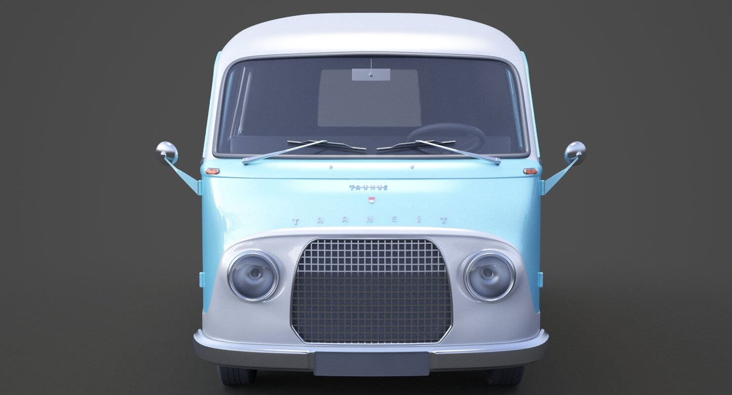 Ford Taunus Transit 1963 - 3D Model by sky3dstudios69