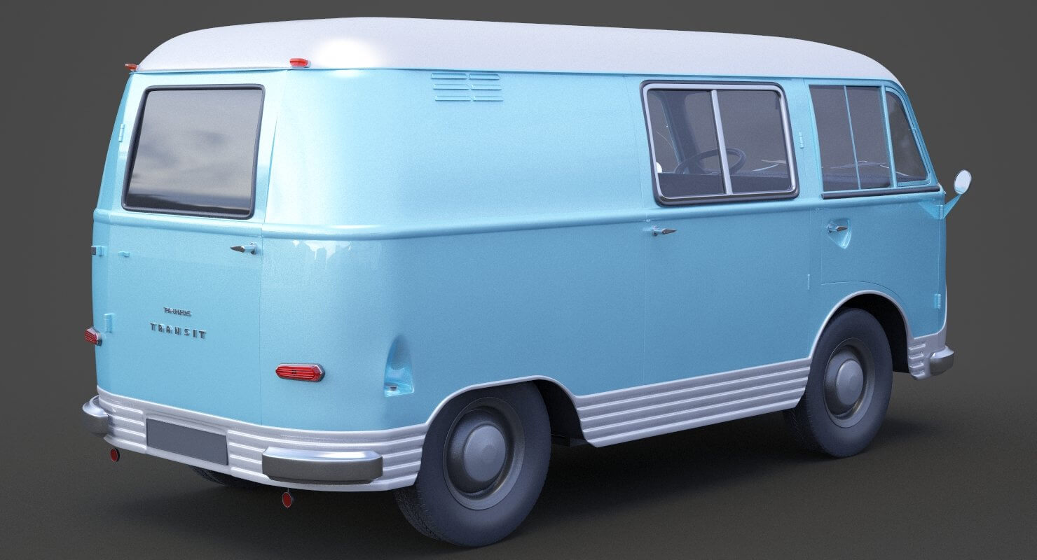 Ford Taunus Transit 1963 - 3D Model by sky3dstudios69