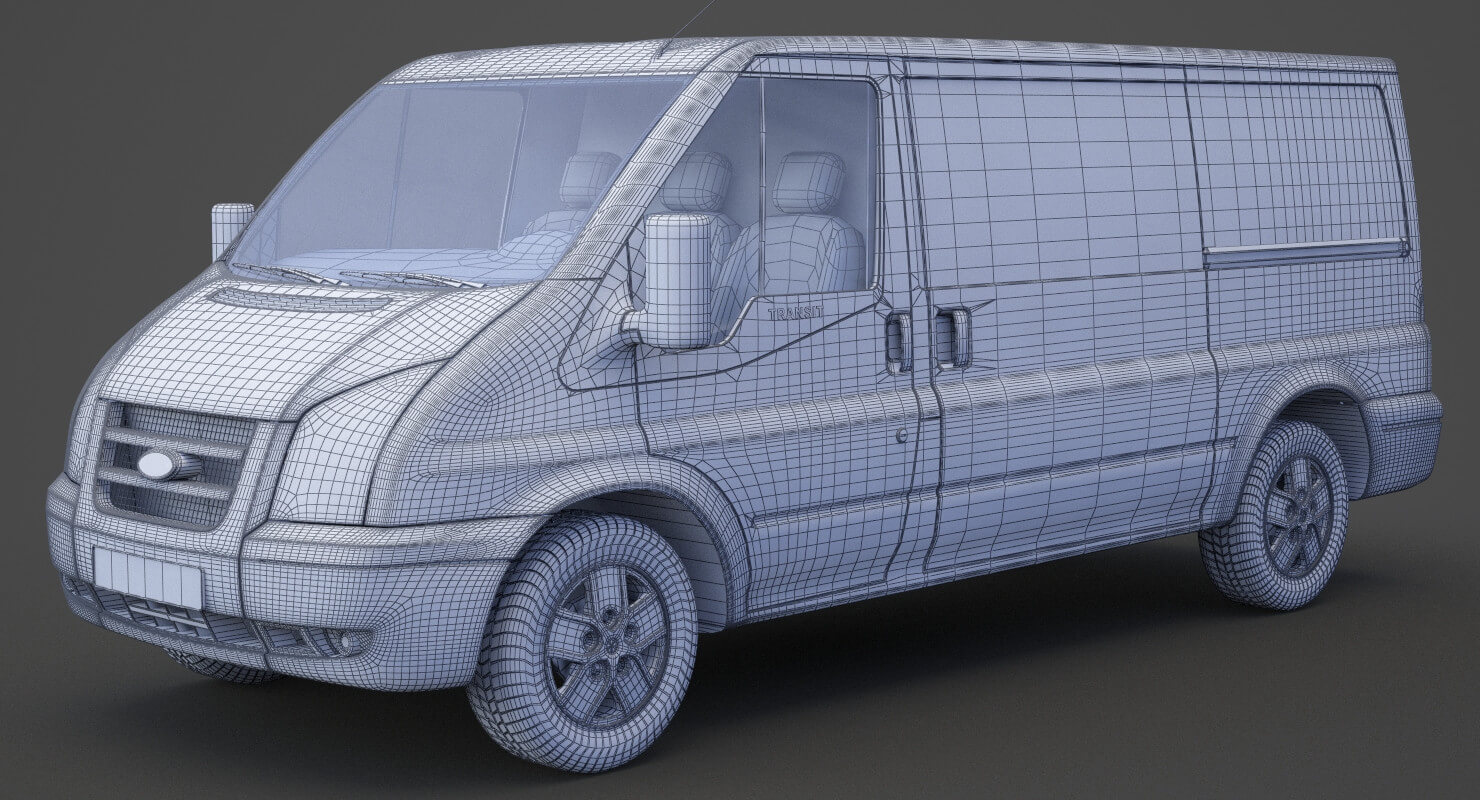 Ford Transit - 3D Model by sky3dstudios69