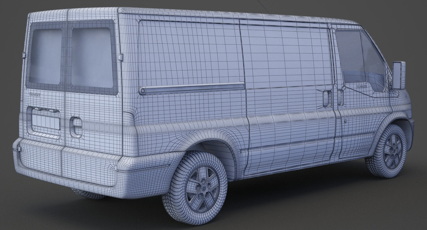 Ford Transit - 3D Model by sky3dstudios69