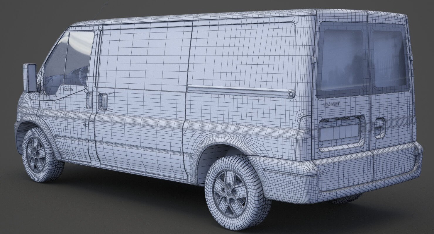 Ford Transit - 3D Model by sky3dstudios69