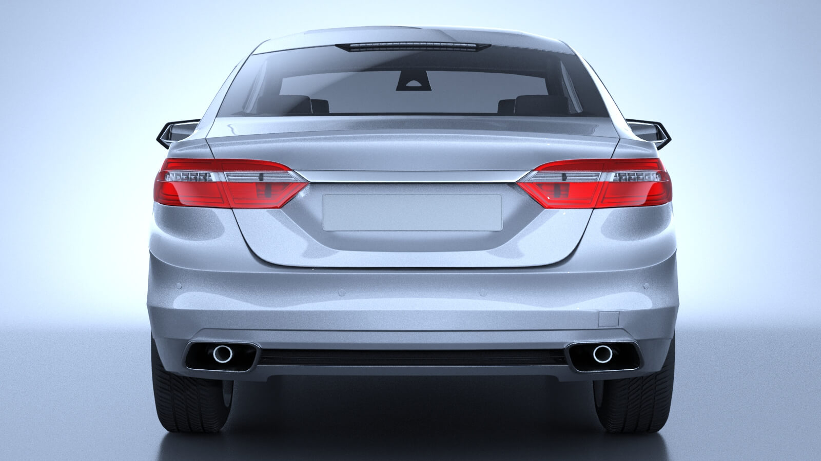 Generic American Car 01 - 3D Model by sky3dstudios69