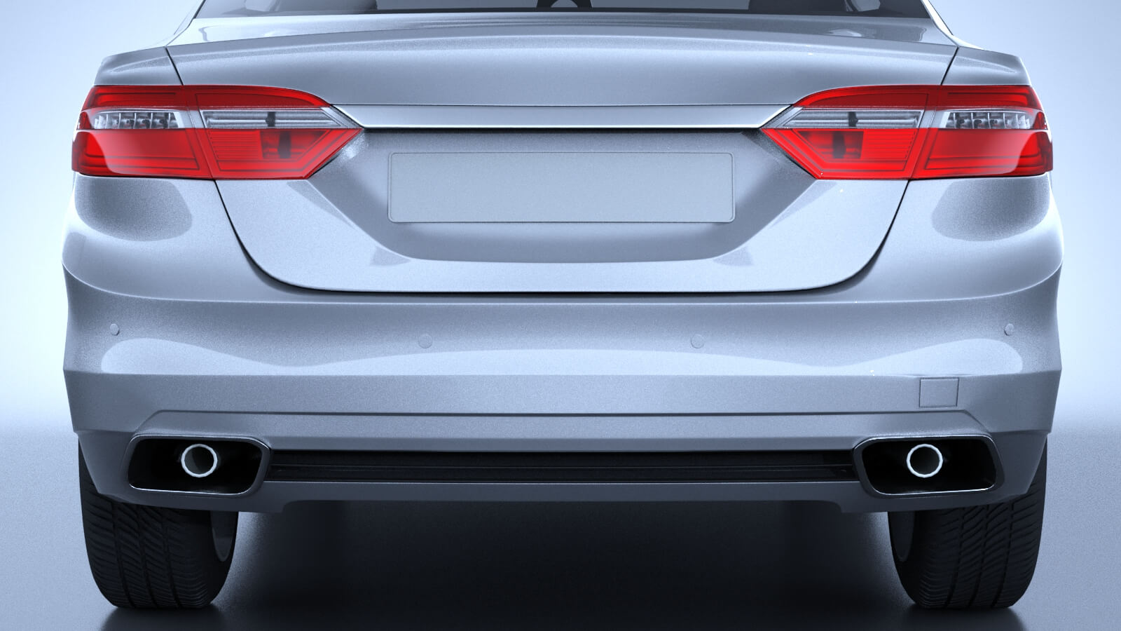 Generic American Car 01 - 3D Model by sky3dstudios69