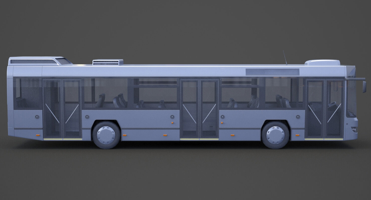 Generic Bus 01 - 3D Model by sky3dstudios69