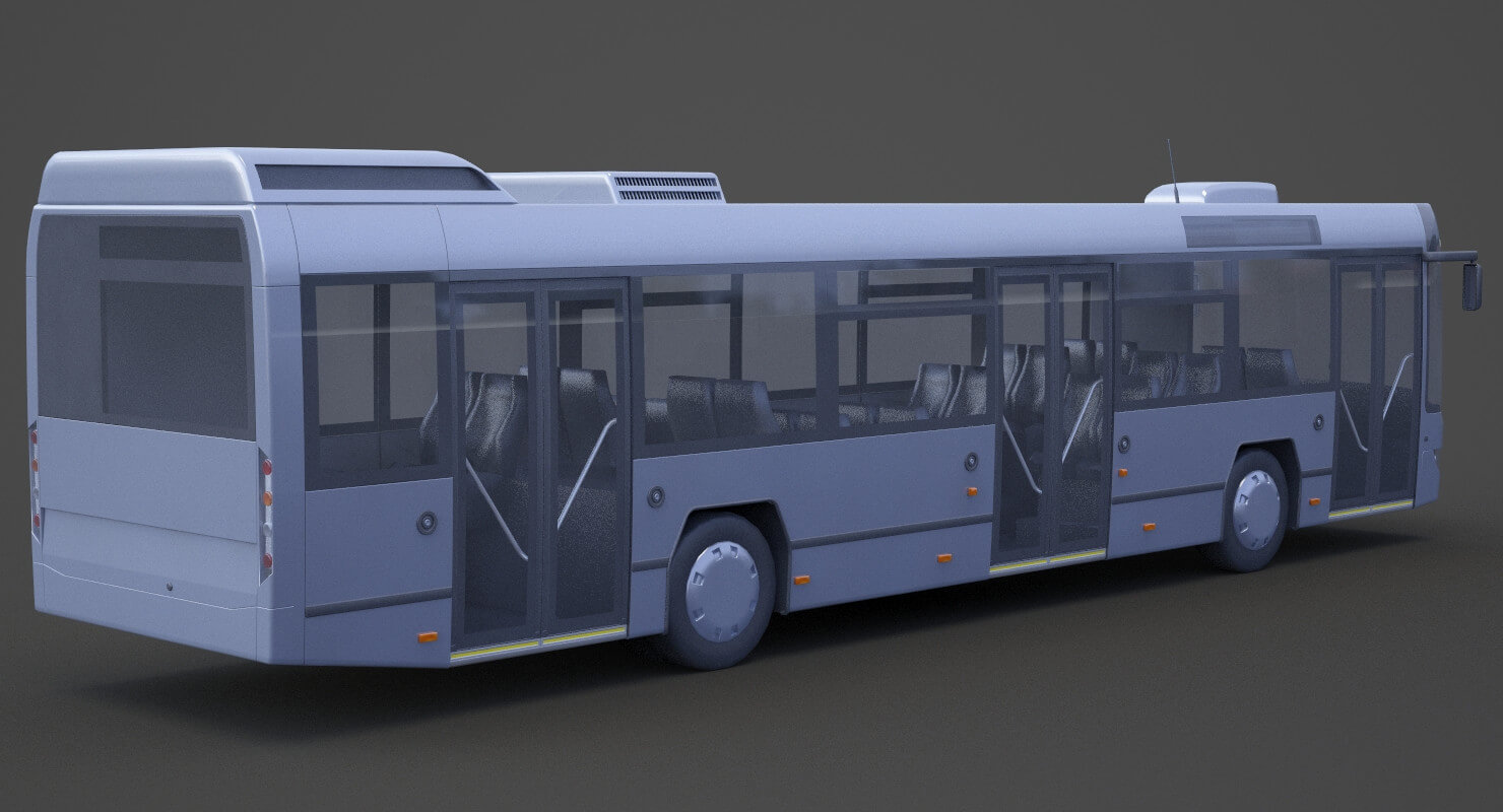 Generic Bus 01 - 3D Model by sky3dstudios69