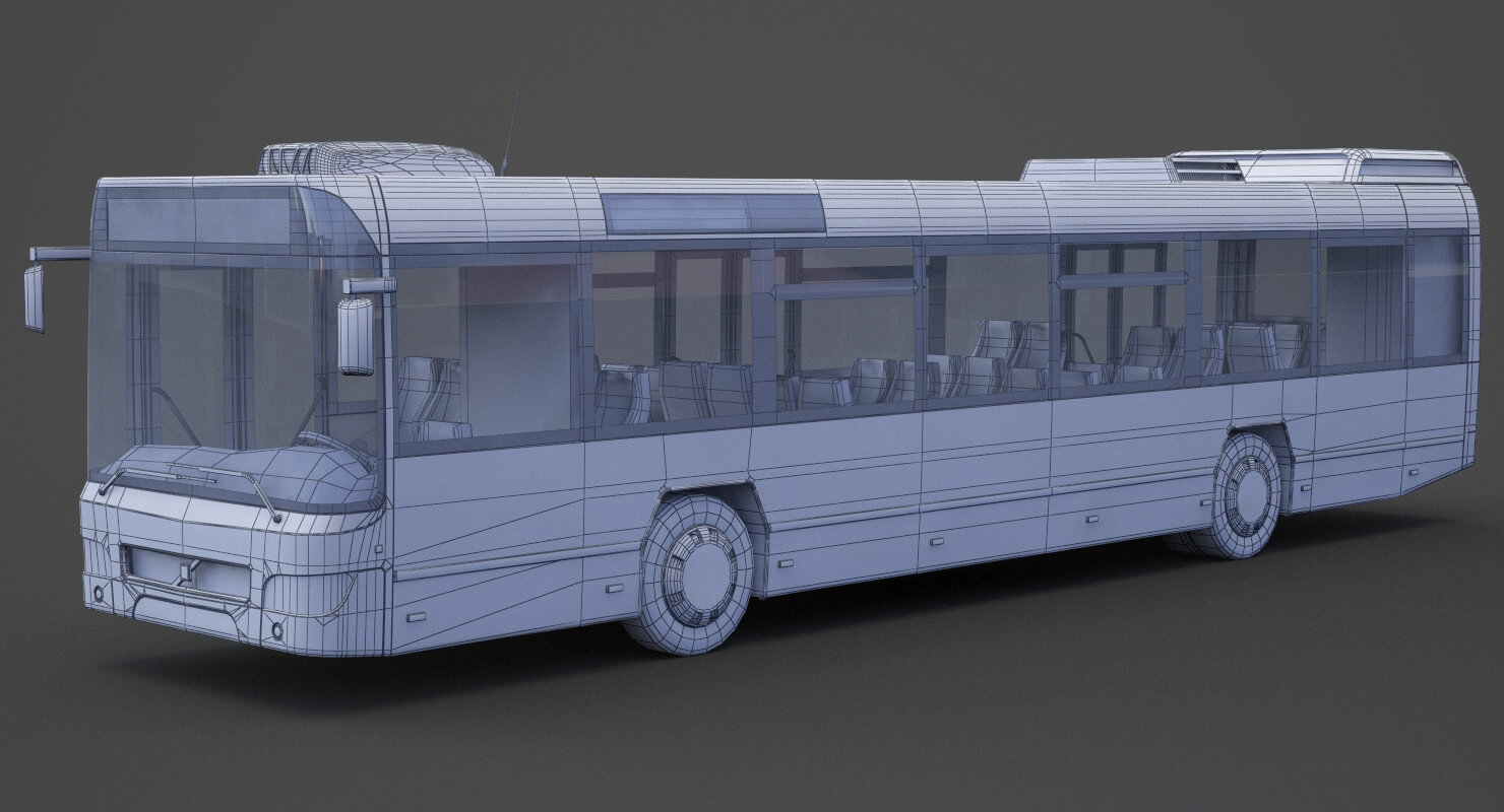 Generic Bus 01 - 3D Model by sky3dstudios69
