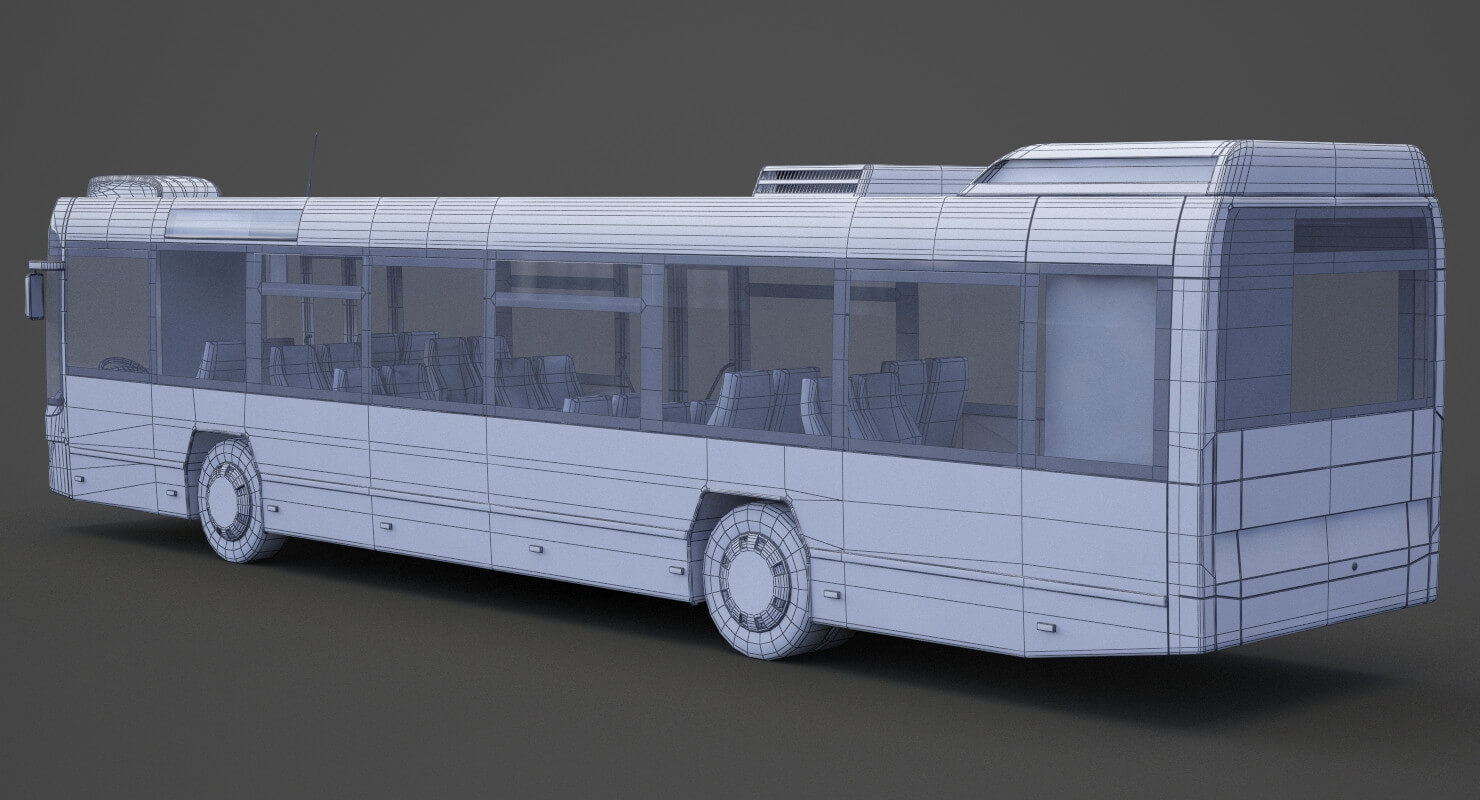 Generic Bus 01 - 3D Model by sky3dstudios69