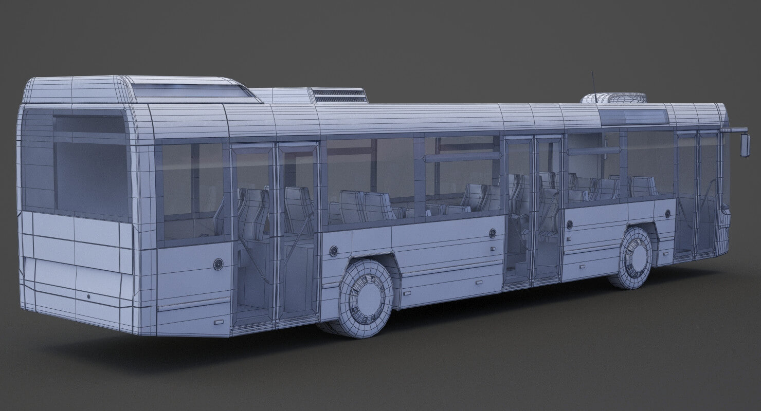 Generic Bus 01 - 3D Model by sky3dstudios69
