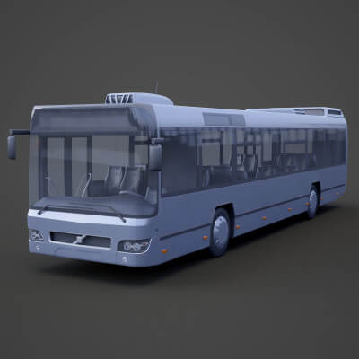 Generic Bus 01 - 3D Model by sky3dstudios69