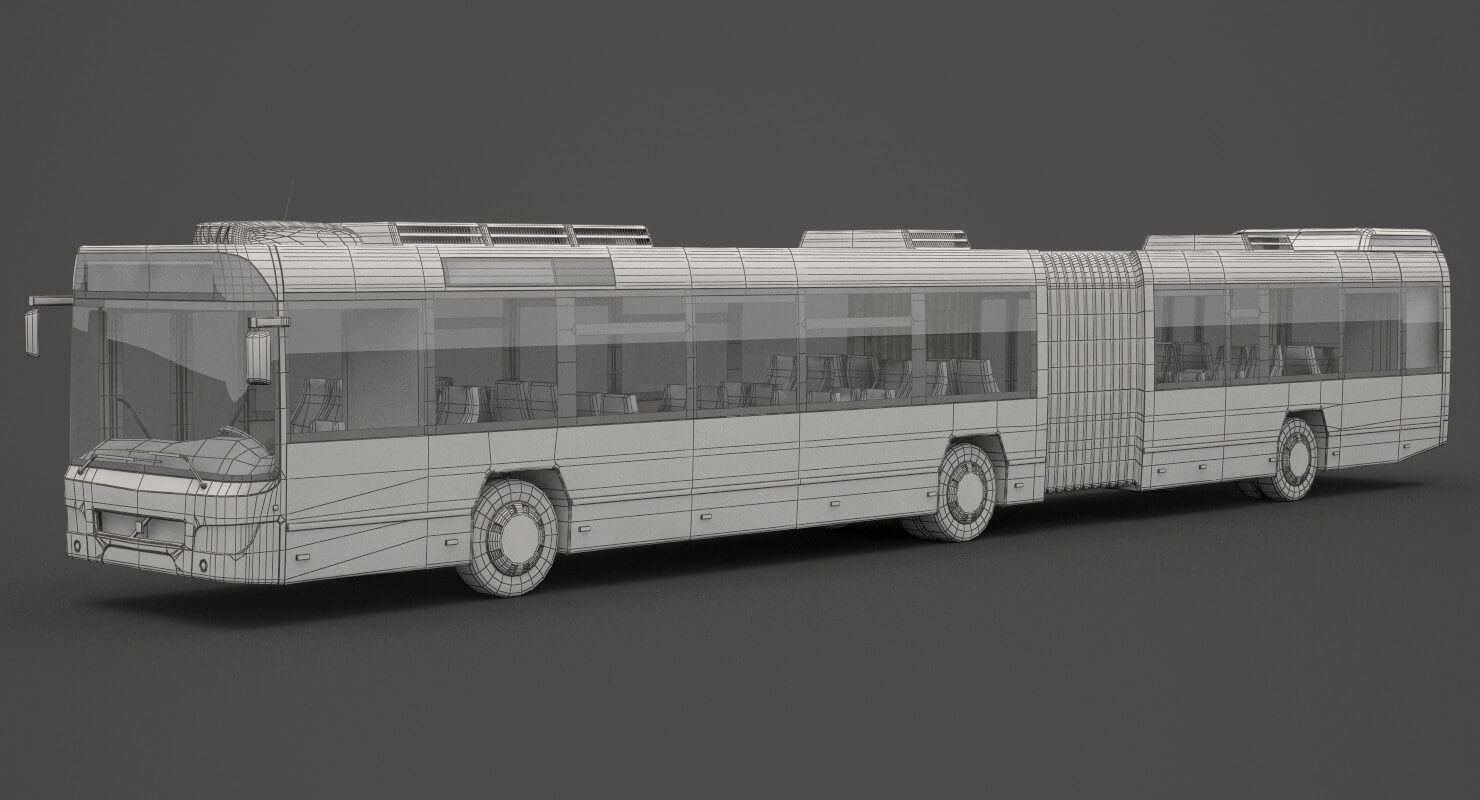 Generic Bus 02 - 3D Model by sky3dstudios69