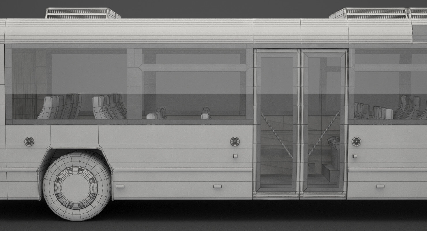 Generic Bus 02 - 3D Model by sky3dstudios69