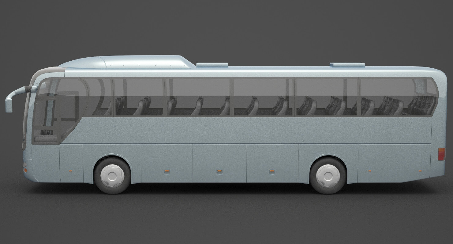 Generic Bus 03 - 3D Model by sky3dstudios69