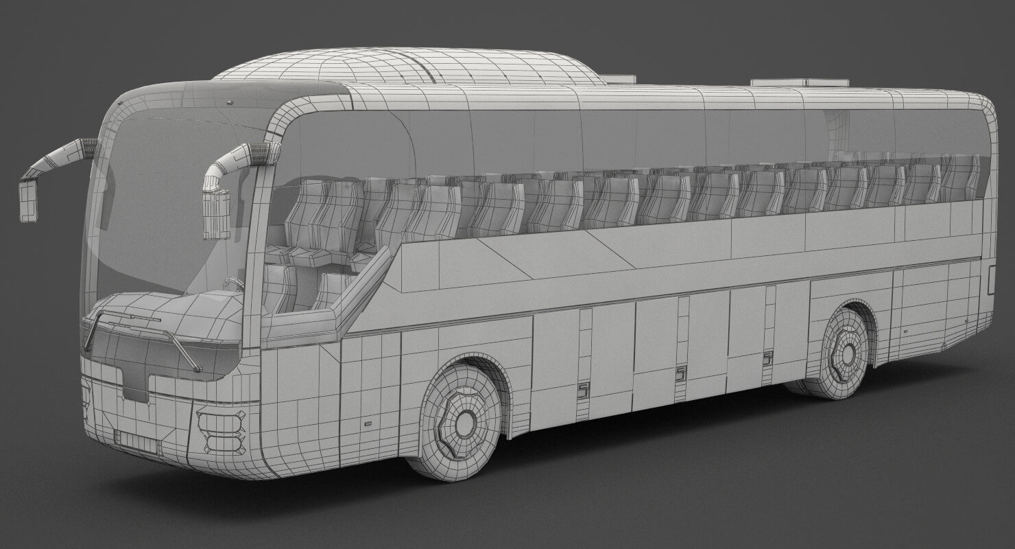 Generic Bus 03 - 3D Model by sky3dstudios69