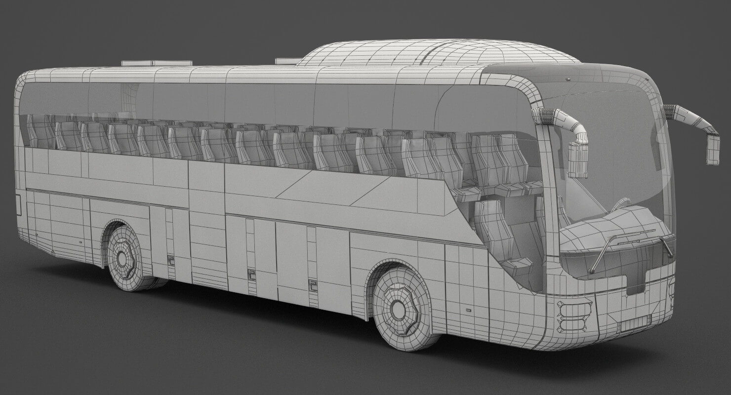 Generic Bus 03 - 3D Model by sky3dstudios69
