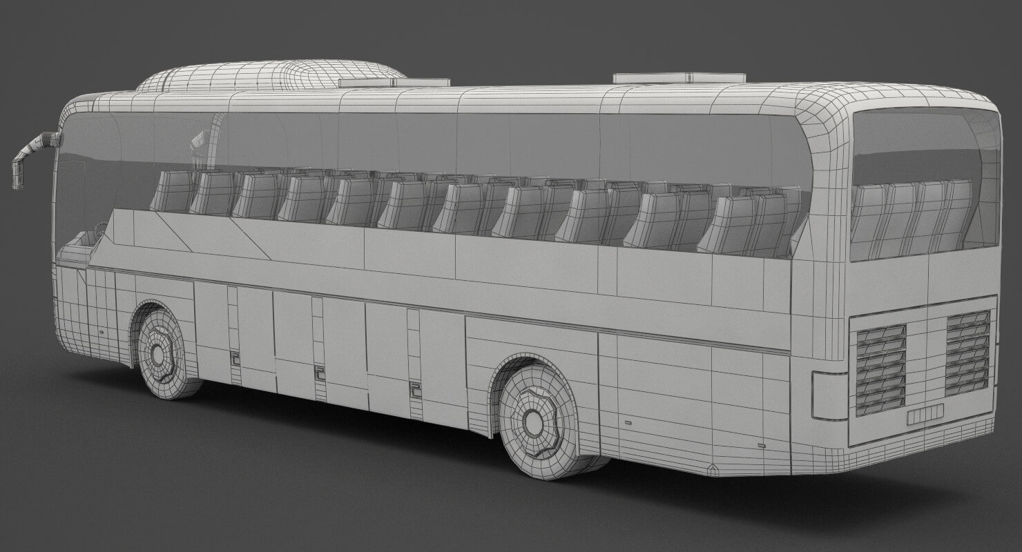 Generic Bus 03 - 3D Model by sky3dstudios69