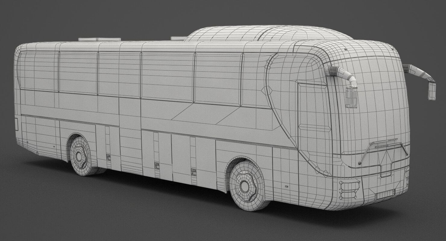 Generic Bus 03 - 3D Model by sky3dstudios69