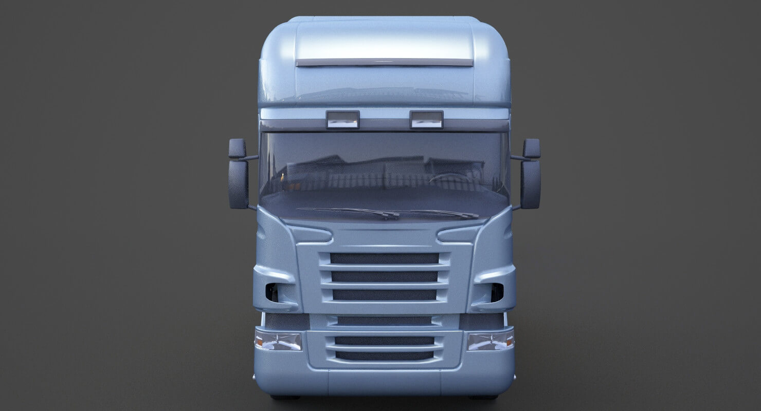 Generic Container Truck 02 - 3D Model by sky3dstudios69