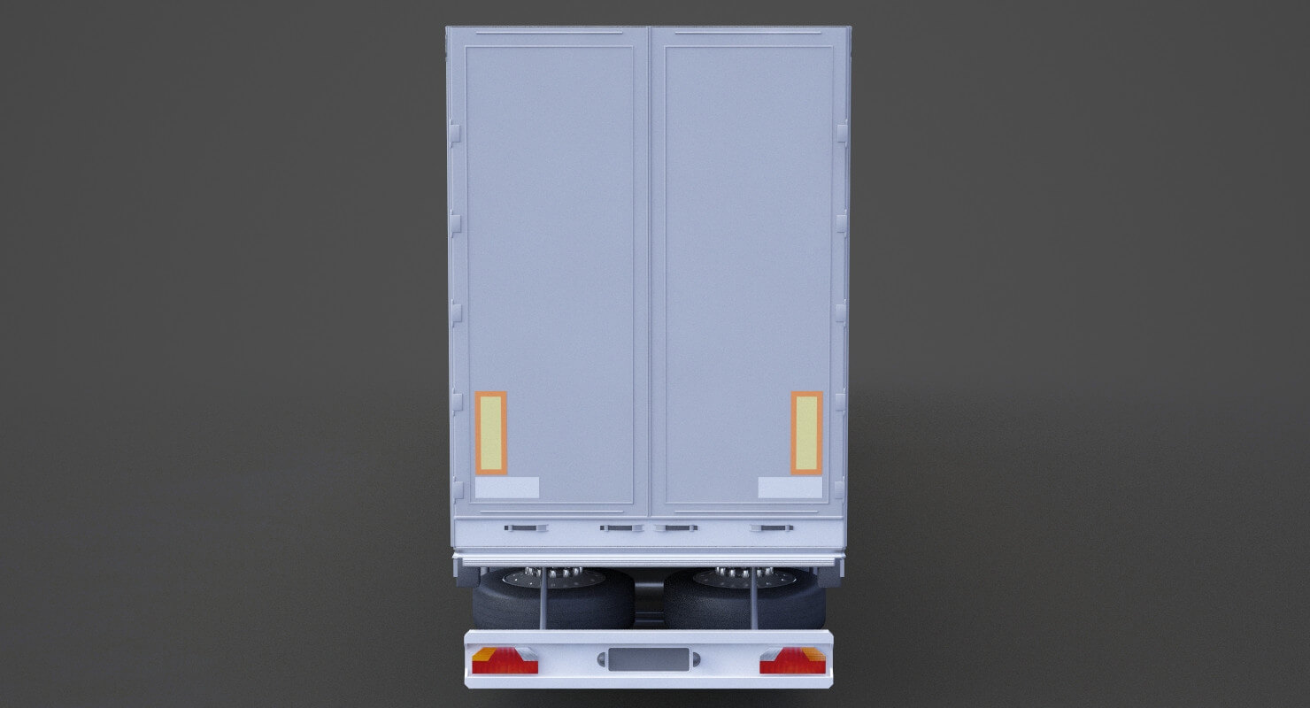 Generic Container Truck 03 - 3D Model by sky3dstudios69