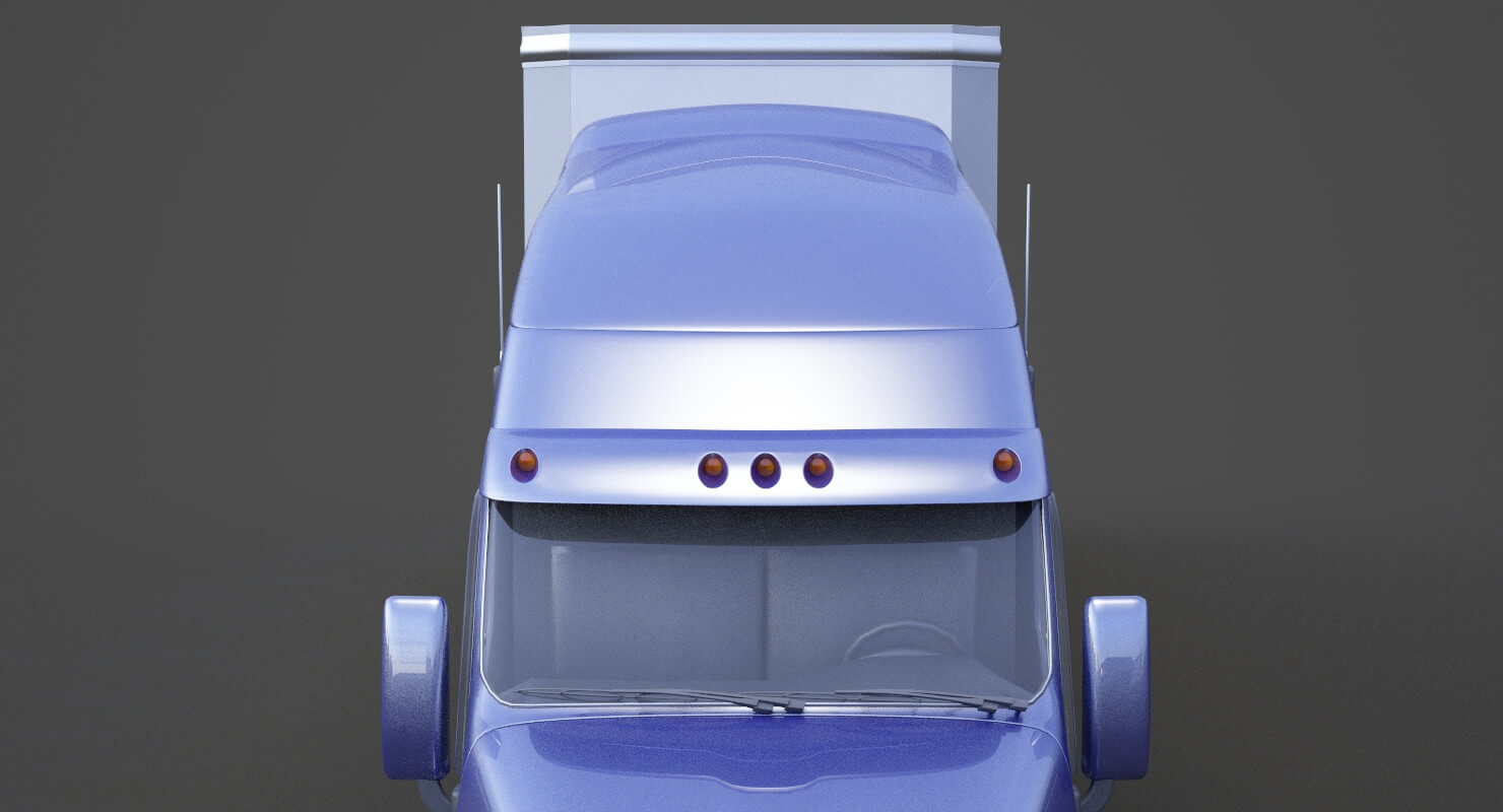 Generic Container Truck 03 - 3D Model by sky3dstudios69