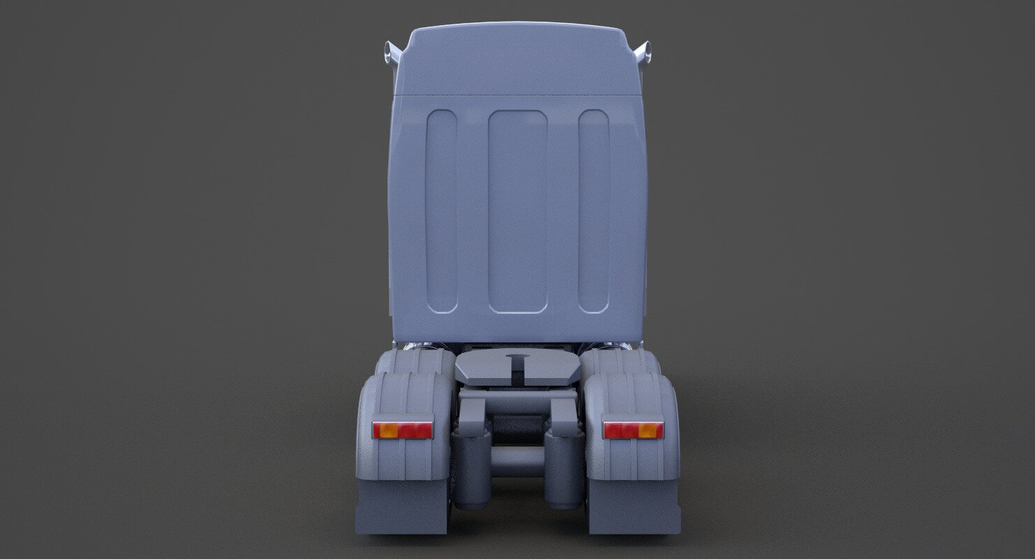 Generic Container Truck 01 - 3D Model by sky3dstudios69