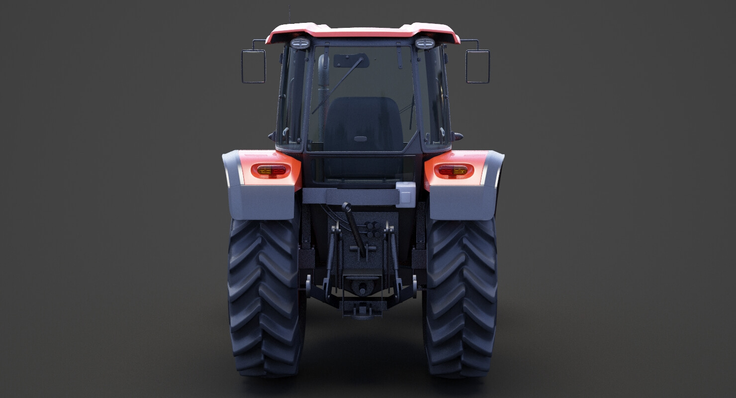 Generic Tractor 01 - 3D Model by sky3dstudios69