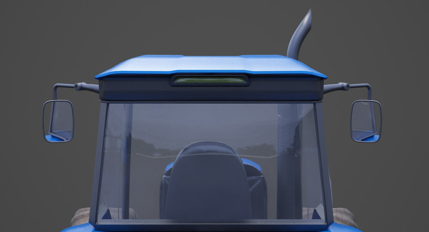 Generic Tractor 03 - 3D Model by sky3dstudios69