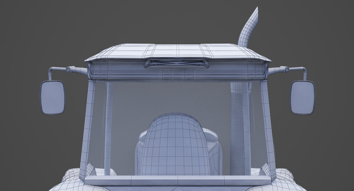 Generic Tractor 03 - 3D Model by sky3dstudios69