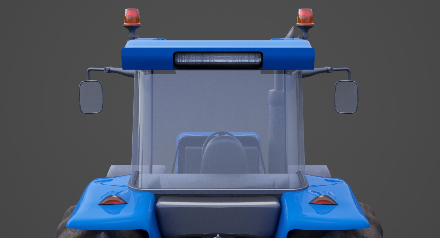 Generic Tractor 04 - 3D Model by sky3dstudios69