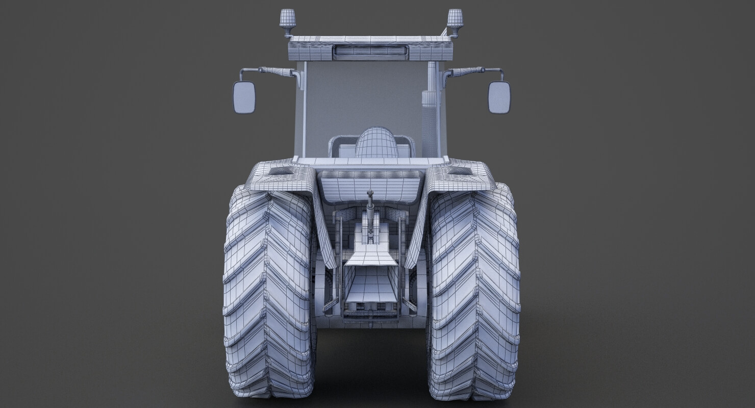 Generic Tractor 04 - 3D Model by sky3dstudios69