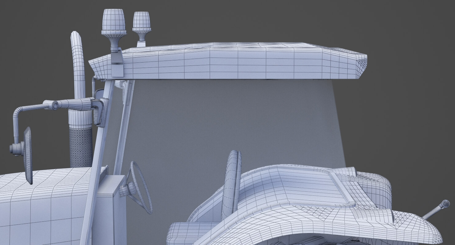 Generic Tractor 04 - 3D Model by sky3dstudios69