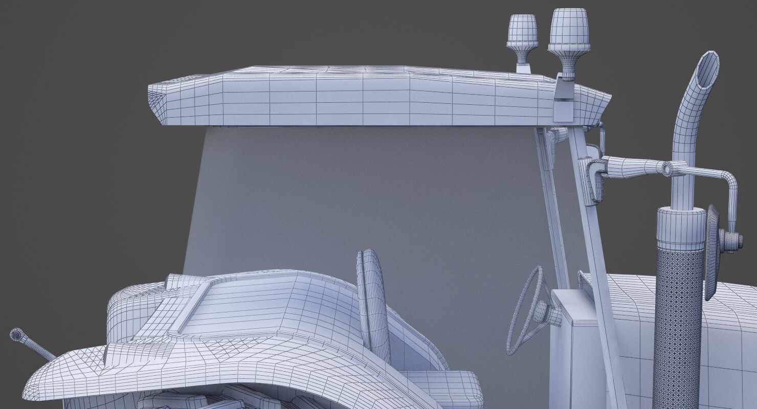 Generic Tractor 04 - 3D Model by sky3dstudios69