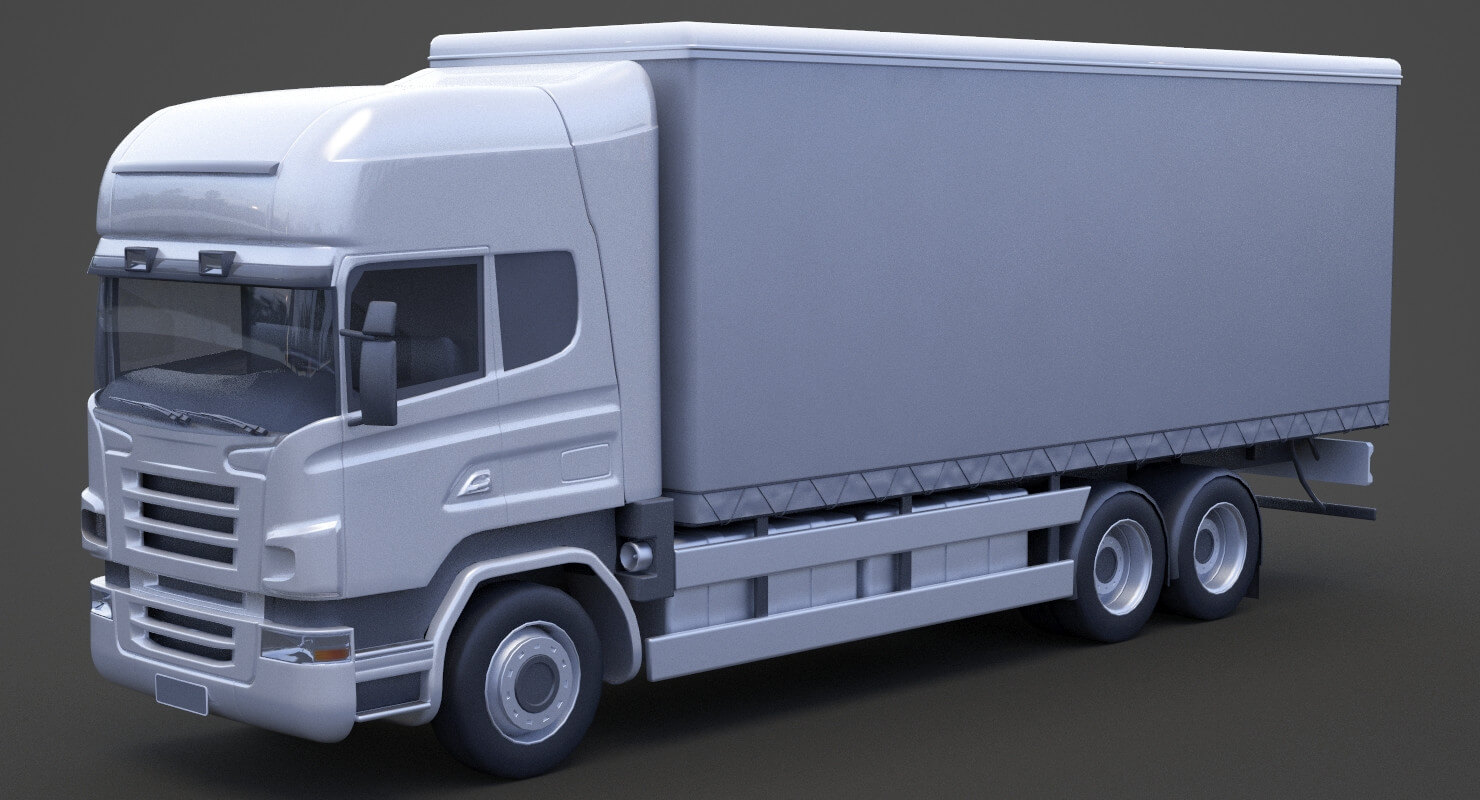 Generic Truck 01 - 3D Model by sky3dstudios69