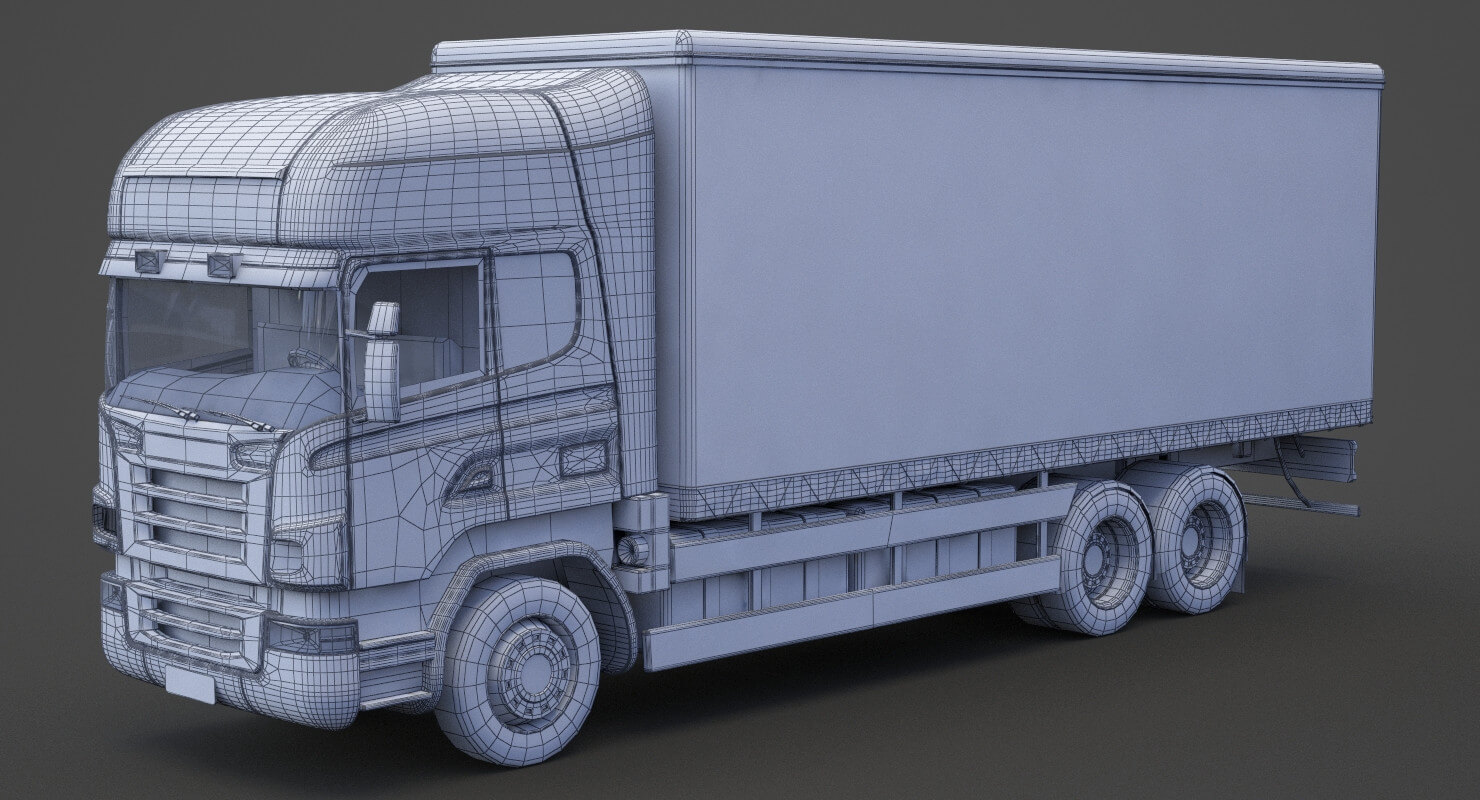 Generic Truck 01 - 3D Model by sky3dstudios69