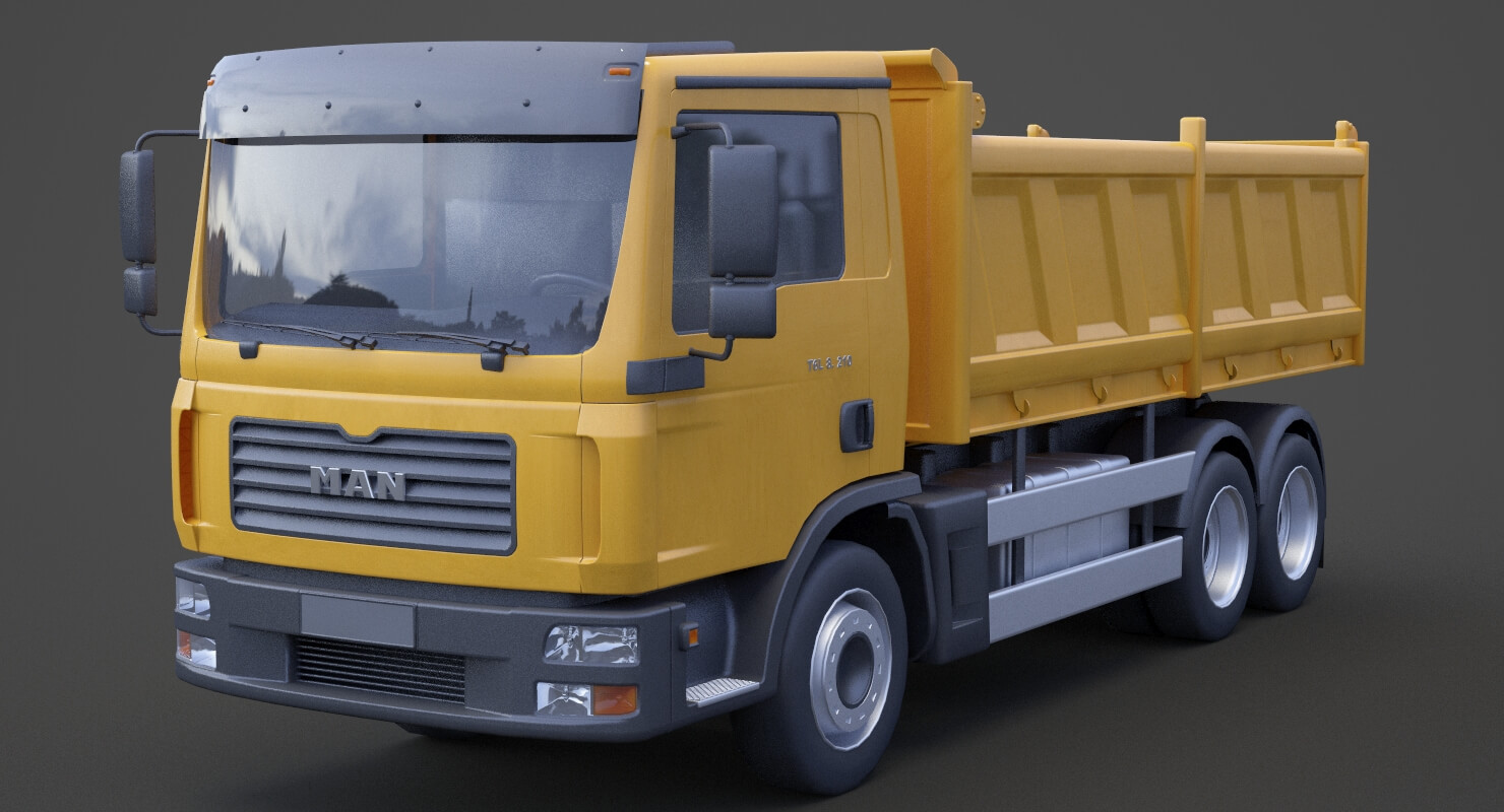 Generic Truck 02 - 3D Model by sky3dstudios69