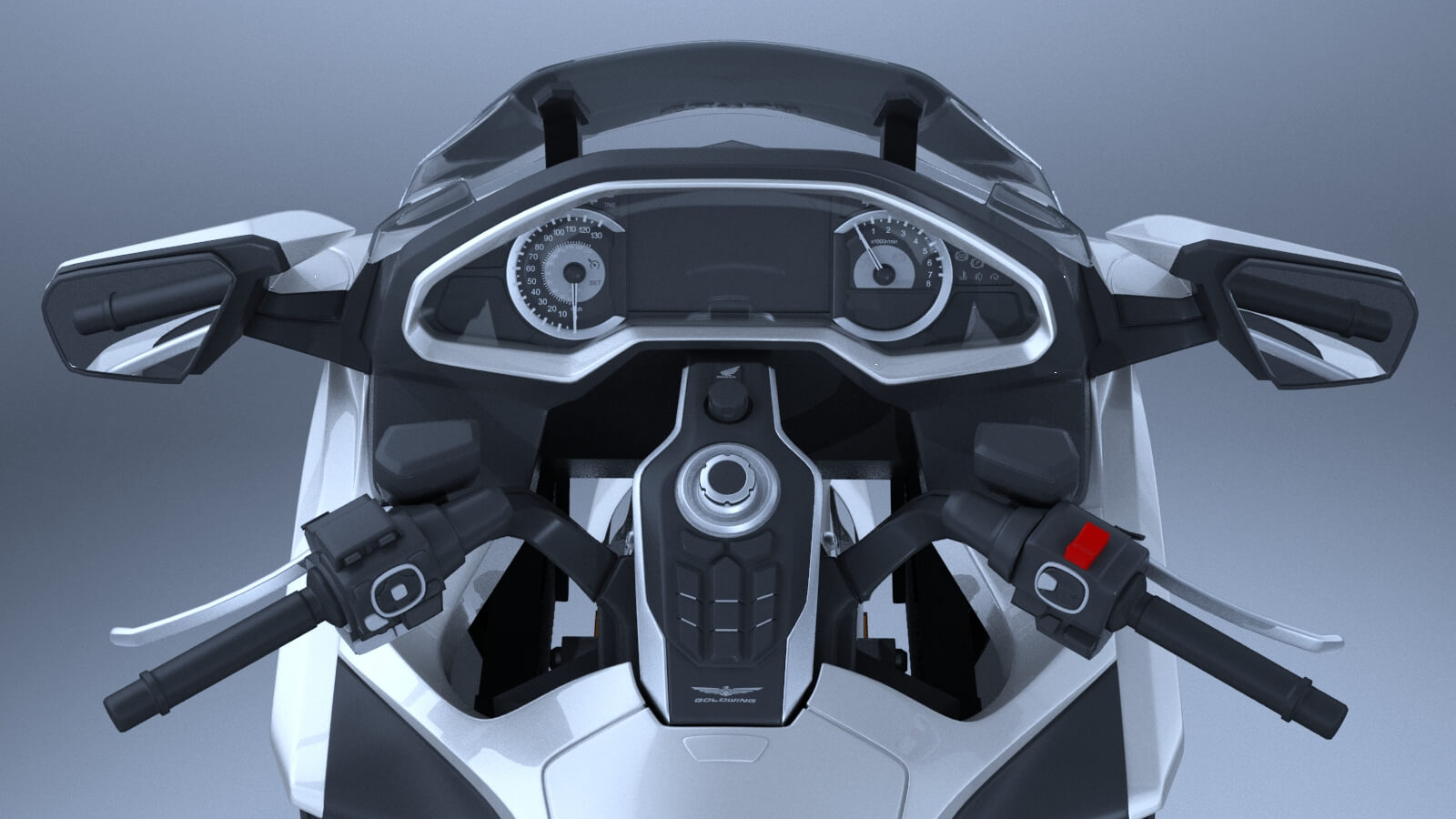 Honda GL 1800 Gold Wing 2018 - 3D Model by sky3dstudios69