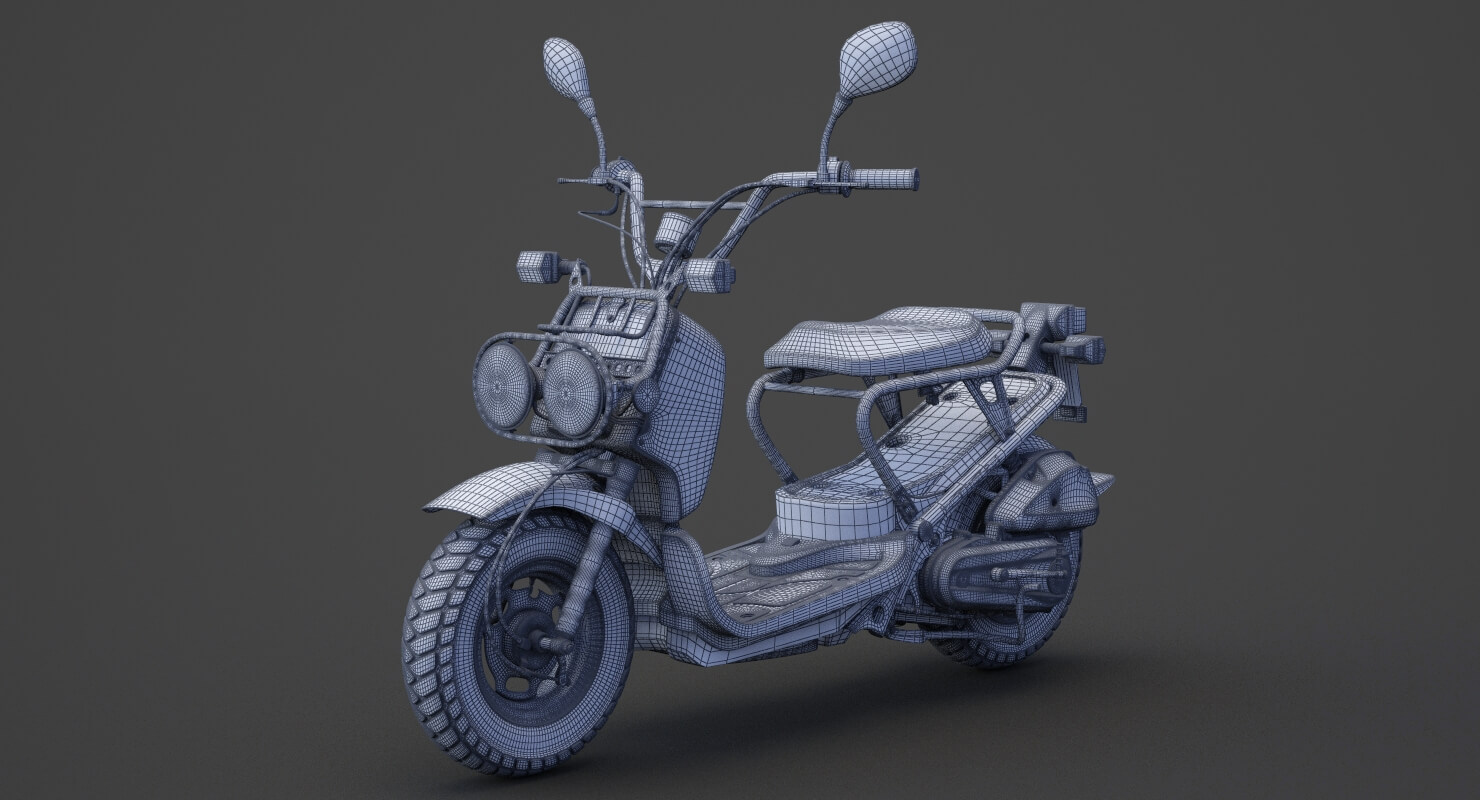 Honda Zoomer 2005 - 3D Model by sky3dstudios69