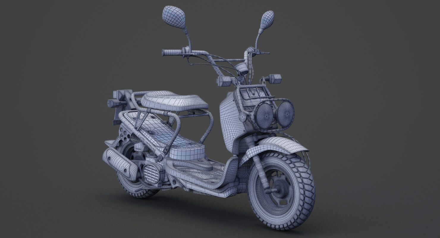 Honda Zoomer 2005 - 3D Model by sky3dstudios69