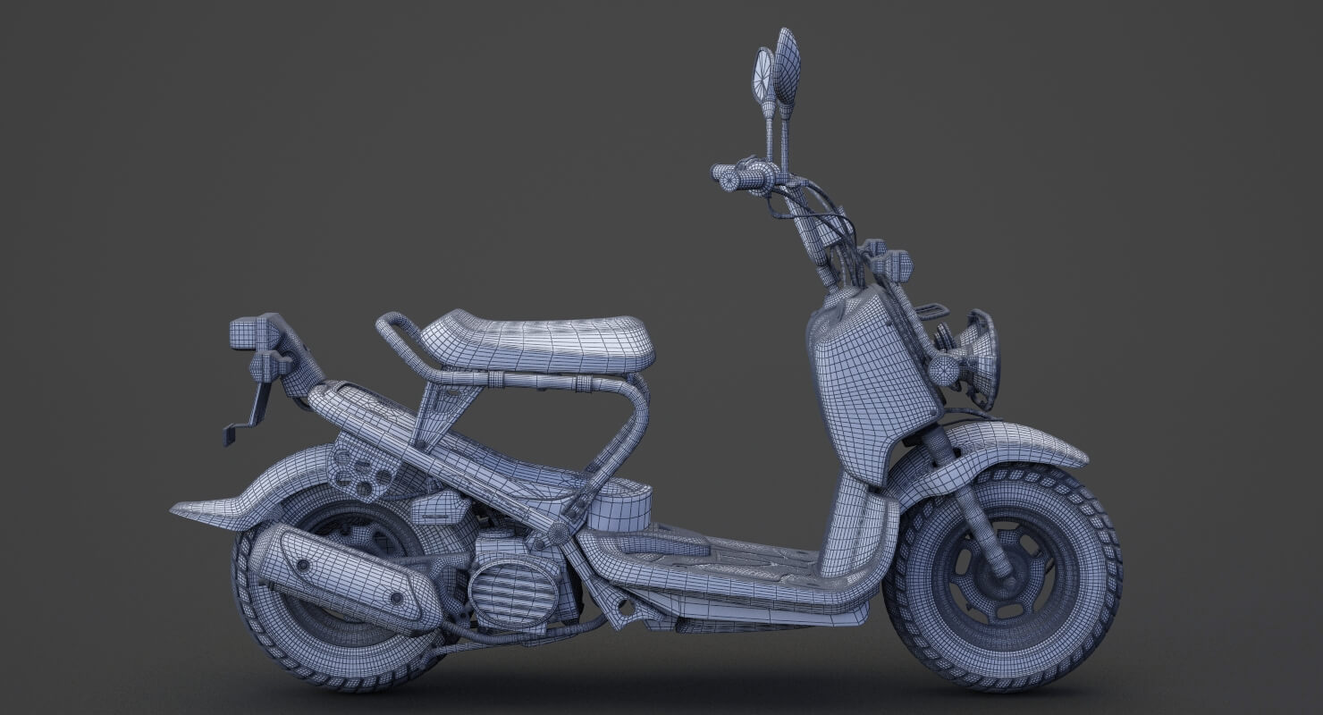 Honda Zoomer 2005 - 3D Model by sky3dstudios69