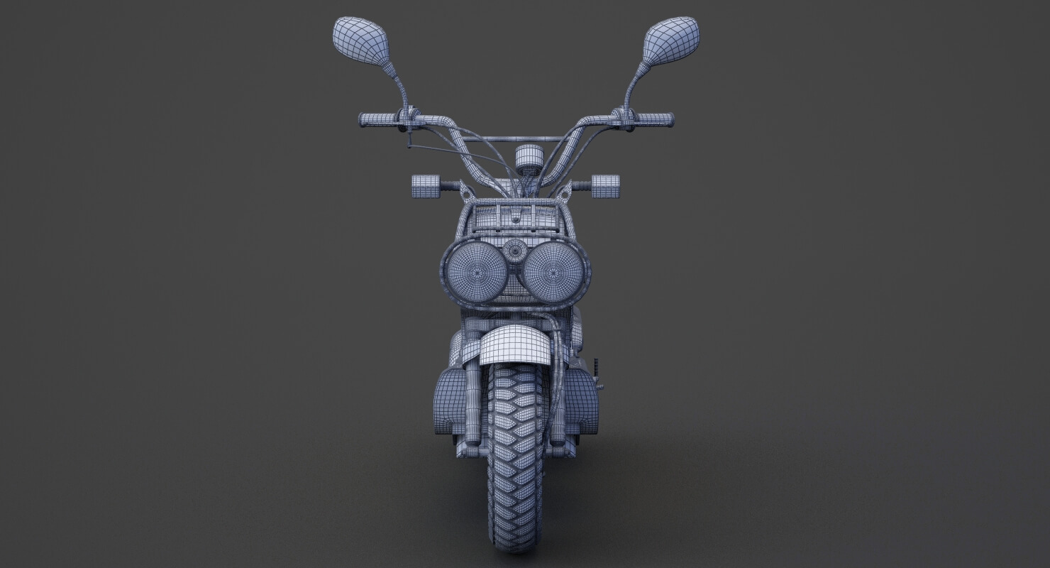 Honda Zoomer 2005 - 3D Model by sky3dstudios69