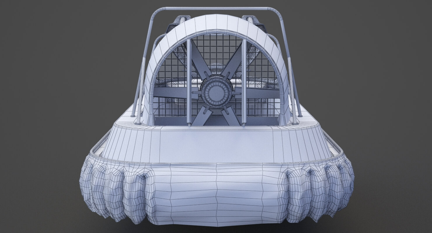 Hovercraft 001 - 3D Model by sky3dstudios69