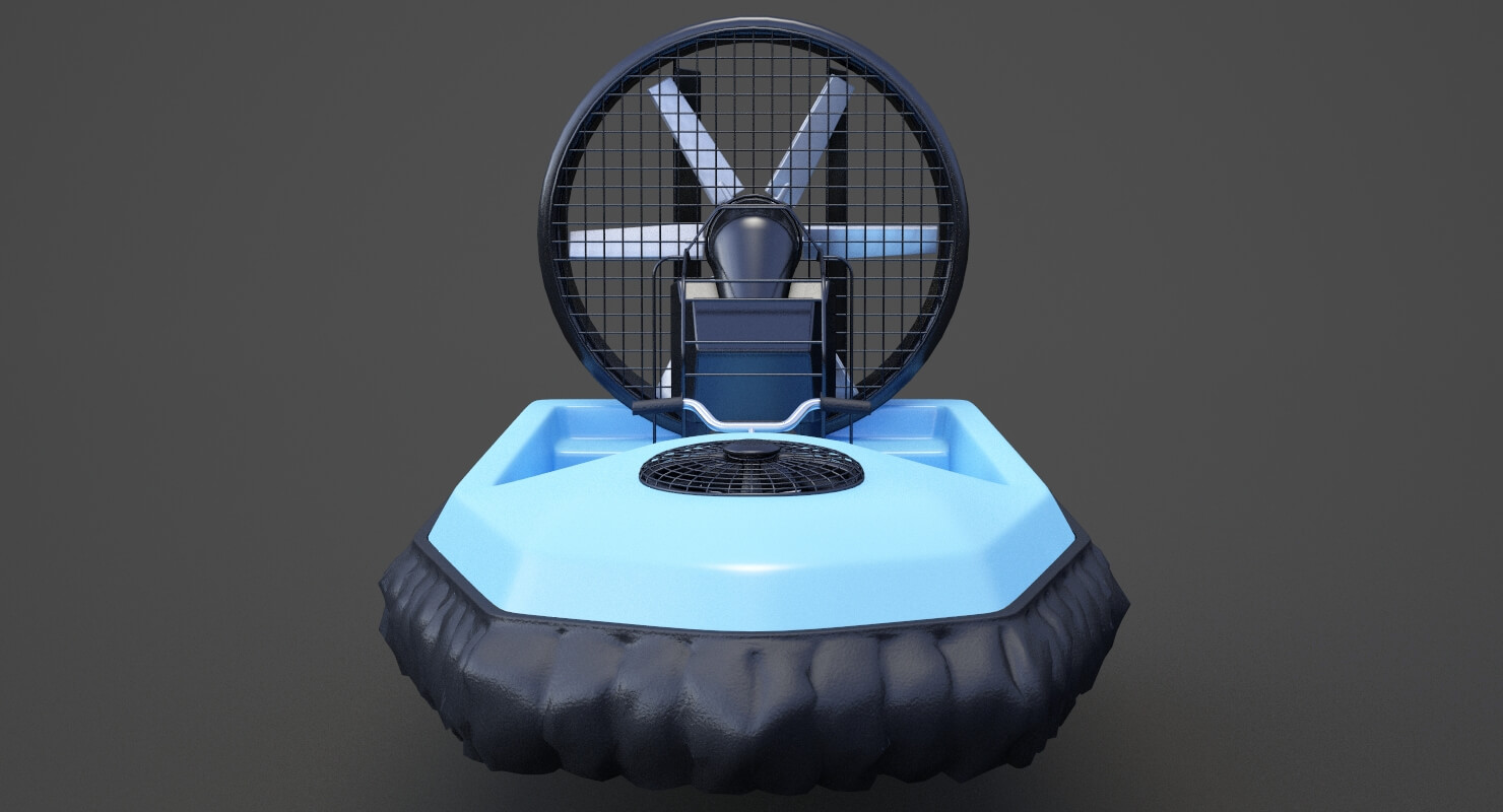 Hovercraft 002 - 3D Model by sky3dstudios69