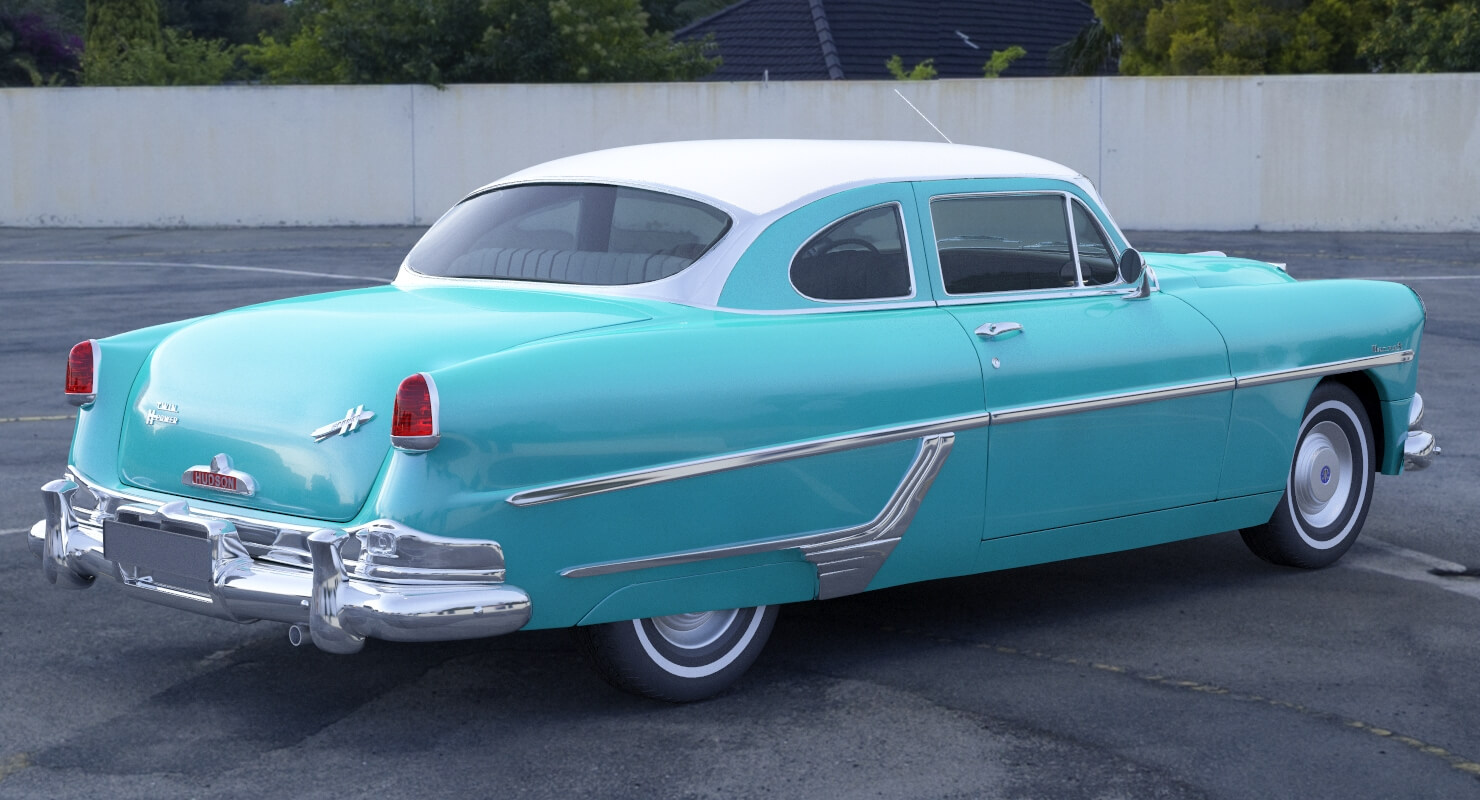 Hudson Hornet 2Door 1954 - 3D Model by sky3dstudios69