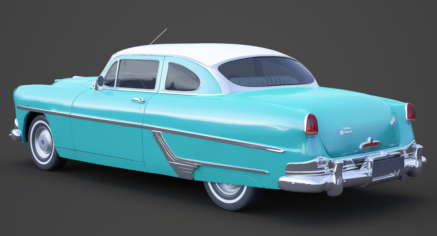 Hudson Hornet 2Door 1954 - 3D Model by sky3dstudios69