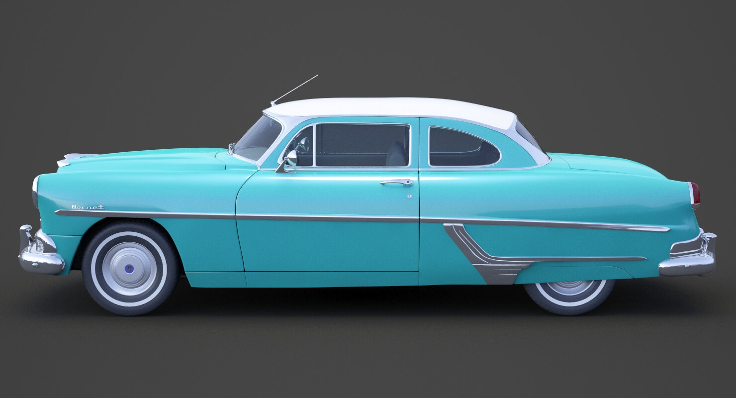 Hudson Hornet 2Door 1954 - 3D Model by sky3dstudios69